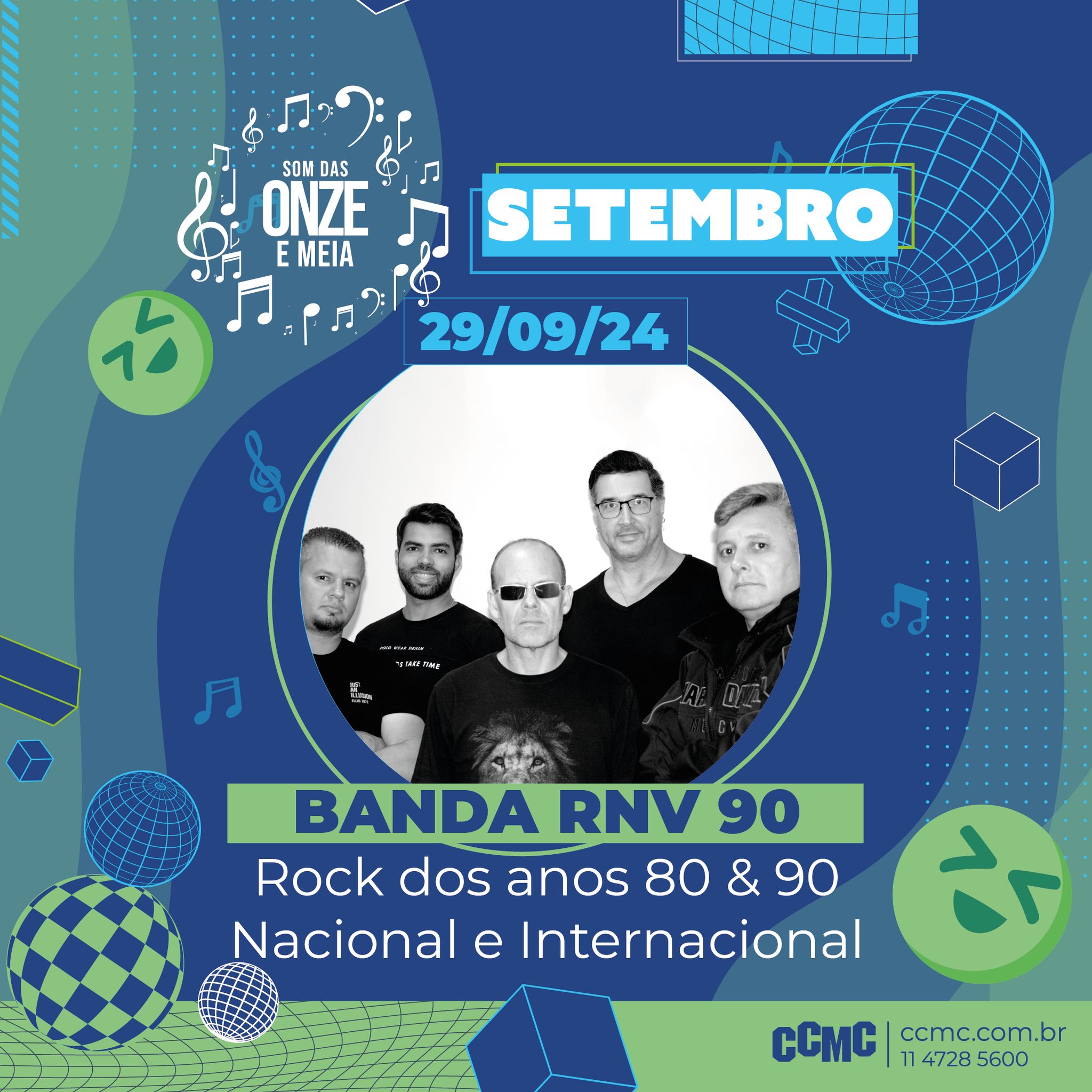 Som das Onze e Meia | Banda RNV 90 | Clube de Campo de Mogi das Cruzes
